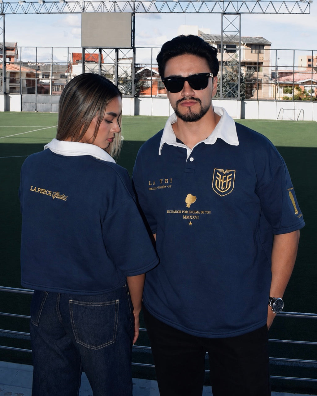 POLO ECUADORIAN TASTE BLUE PRINT – LA PERCH STUDIOS